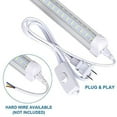 25 Pack,LED Shop Light, 4FT LED Light Fixtures, 60W 6500LM 6000K Cool ...