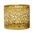 Axioma 3x Wrought Iron Hollow Candle Holder, Creative Floral Carved ...