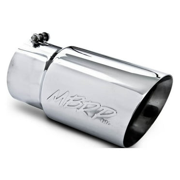 MBRP Universal Tip 6in OD Rolled End 4in Inlet 18in L Black Coated ...