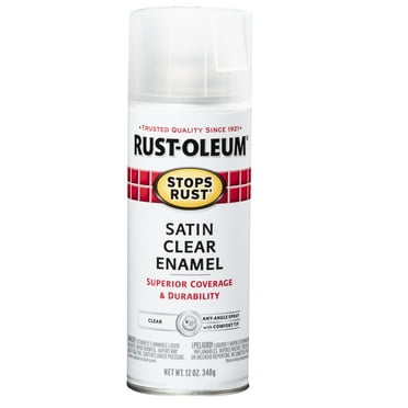 Clear, Rust-Oleum American Accents 2X Ultra Cover Semi-Gloss Spray ...