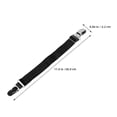 BESTYASH Black Adjustable Metal Garter Clips for Stockings with Easy ...