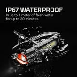 NEBO LED Mini Larry 500 Lumen Rechargeable Flashlight with COB Work ...