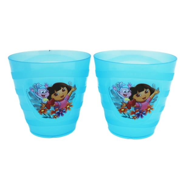 Dora the Explorer Dora and Boots Small Blue Kids Cups (2pc) - Walmart ...