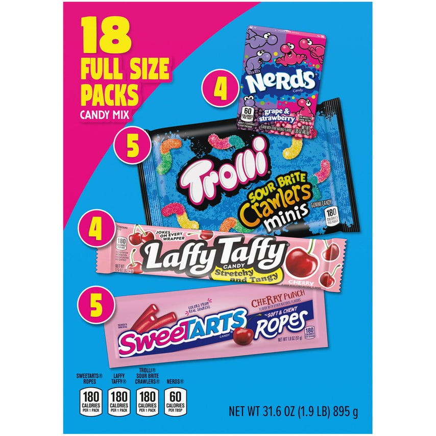 Assorted Trolli Sour Brite Crawlers Laffy Taffy Nerds And Sweetarts