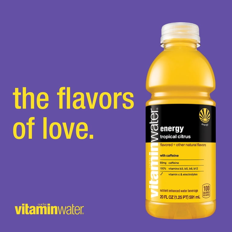 Vitamin Water Energy Label