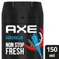 Axe Deodorant Body Spray Adrenaline Mens Fragrance 150ml/5.07oz (3-Pack ...