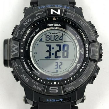 Protrek Tough-Solar PAG240T-7 Titanium Triple Sensor Wristwatch - Walmart.com
