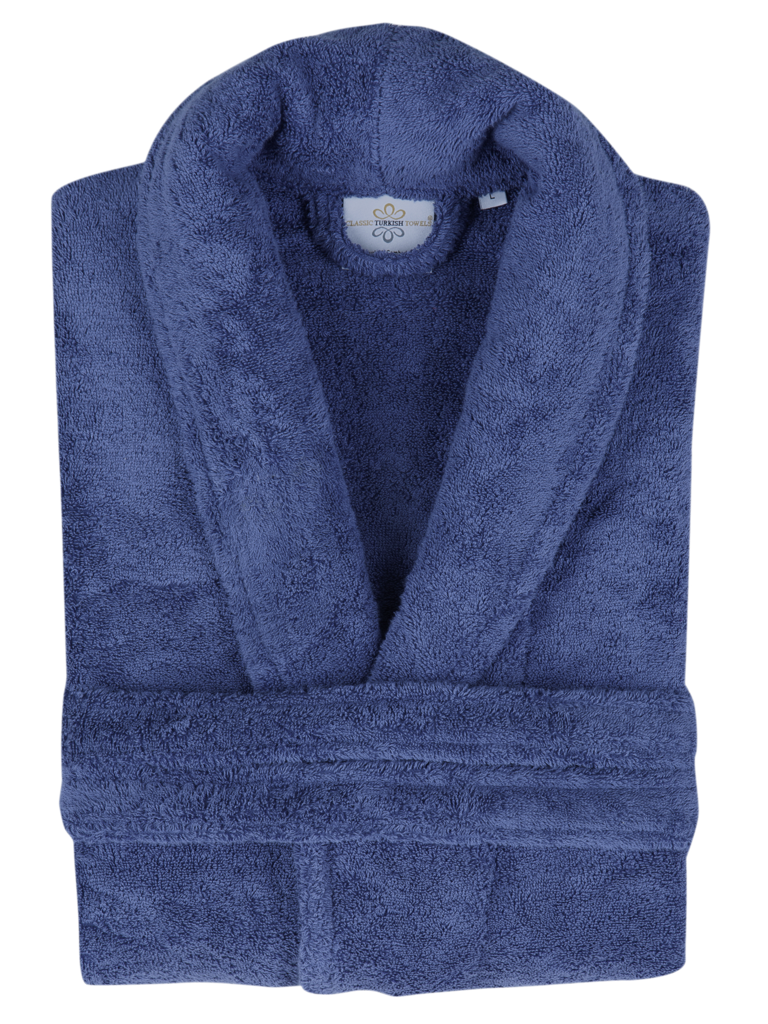 Classic Turkish Towels Shawl Collar 550 GSM Turkish Terry Cloth Robe ...