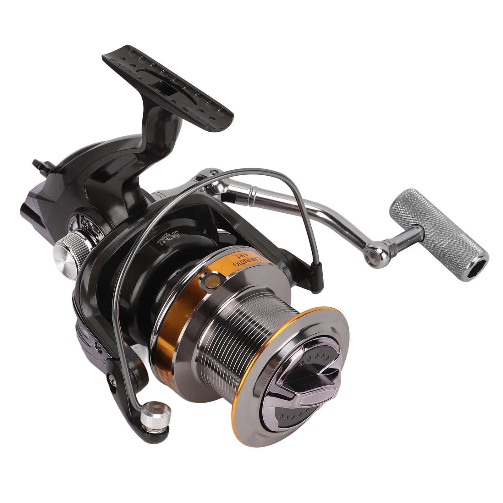 Rueda de pesca giratoria JAAS 4.9:1 18+1 Rodamiento resistencia al ...