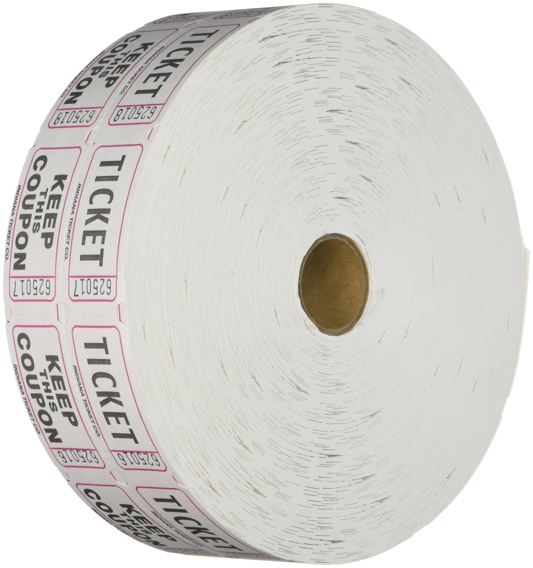 Raffle Tickets 2000 per Roll: White Original Version - Walmart.com