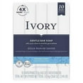 Ivory Gentle Unscented Bar Soap, Original Scent, Dermatologist Tested ...