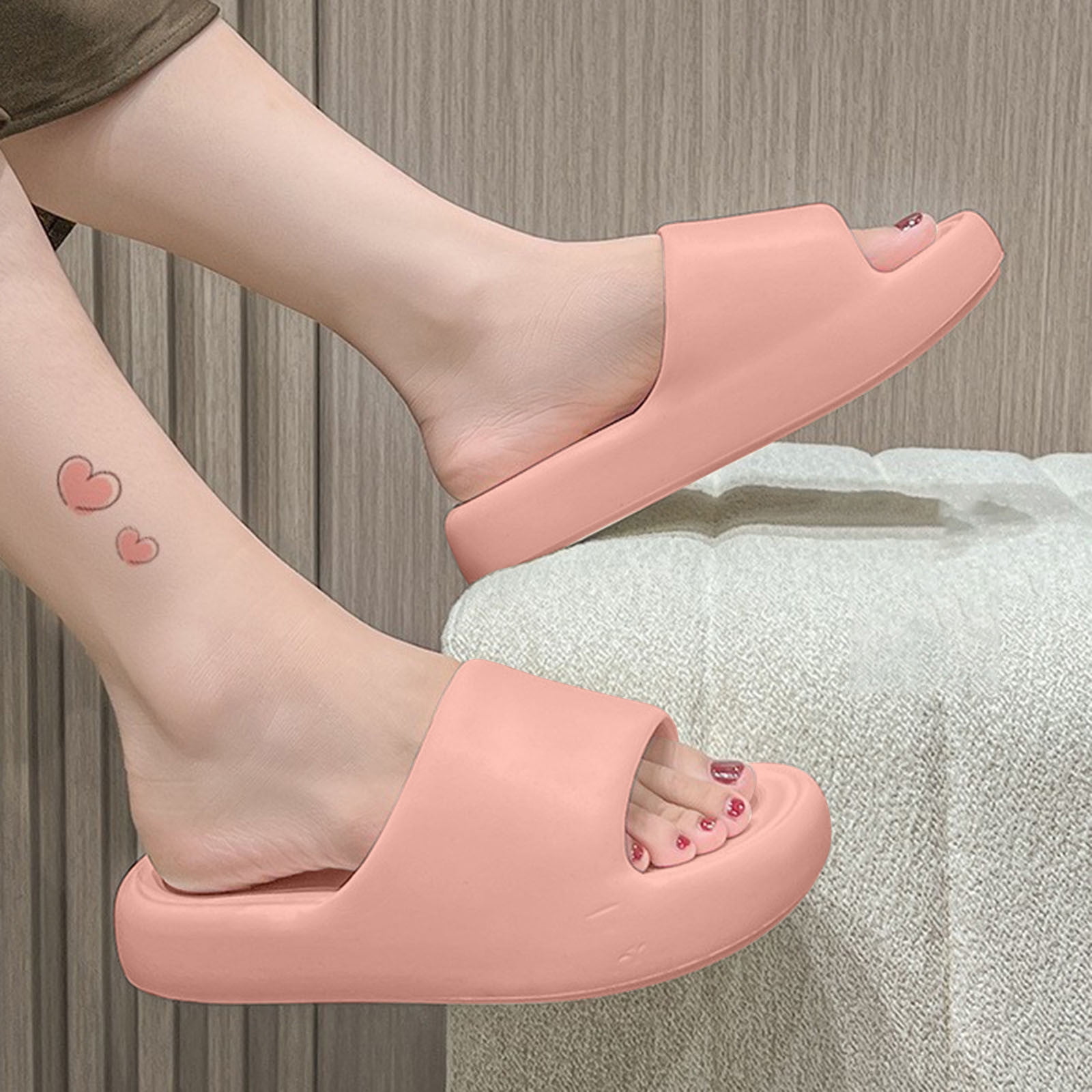 Click here for Fankiway Womens Mens Solid Color Slippers Super So... prices