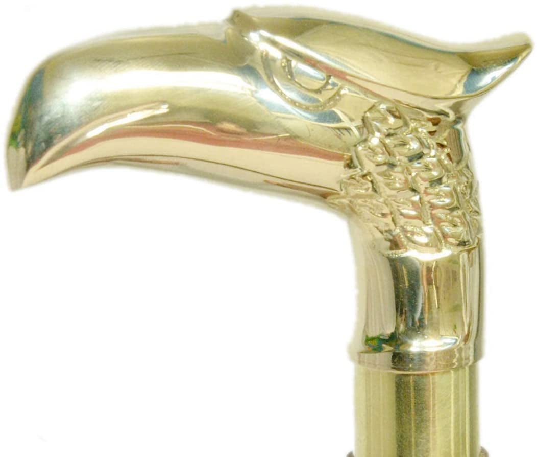 Stylish Walking Cane's Handle (Golden Eagle Head) - Walmart.com
