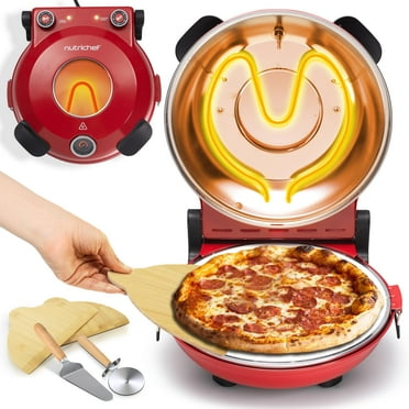 Presto 03430 Pizzazz Plus Rotating Oven - Electric Indoor Pizza Cooker ...