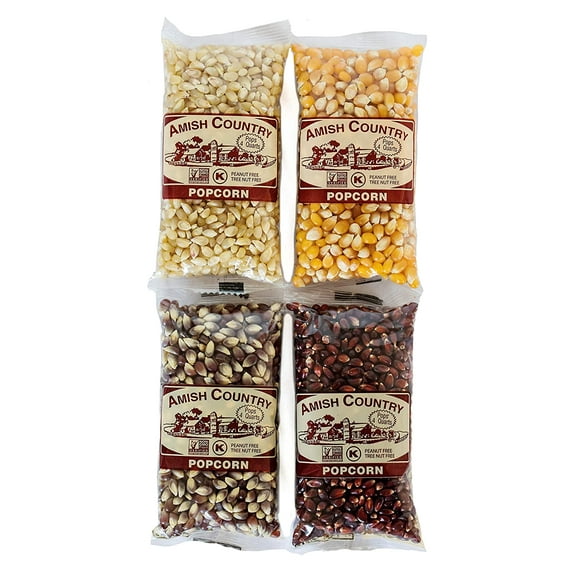 Amish Country Popcorn | 30-4 MDA05 oz Bags | Popcorn Kernel Variety Set ...