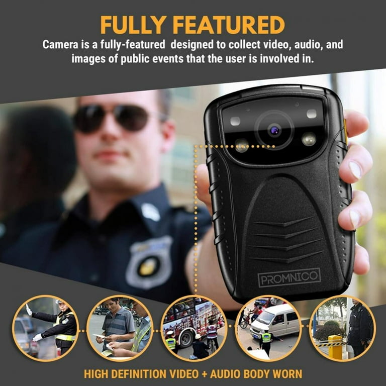 Wearable Surveillance Camera With Audio