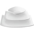 Bone China Square Shape, Elegance White 18pc Dinnerware Set - Walmart.com
