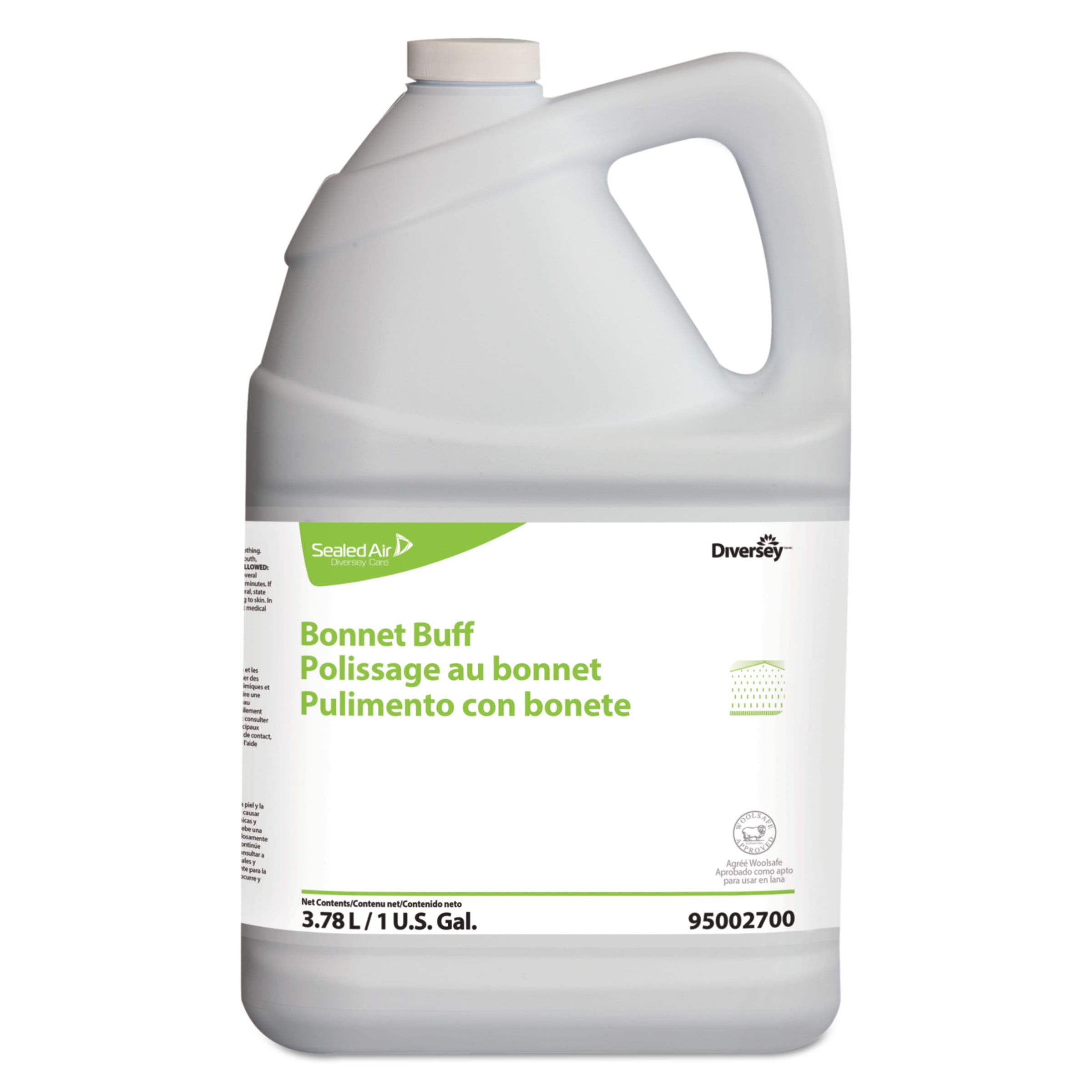 Diversey Bonnet Buff, Unscented 1 gal Bottle, 4 Bottles/Carton ...