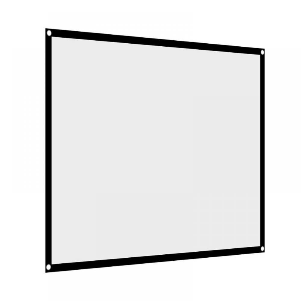 Portable Projector Screen HD Foldable Projection Screen White for Wall ...