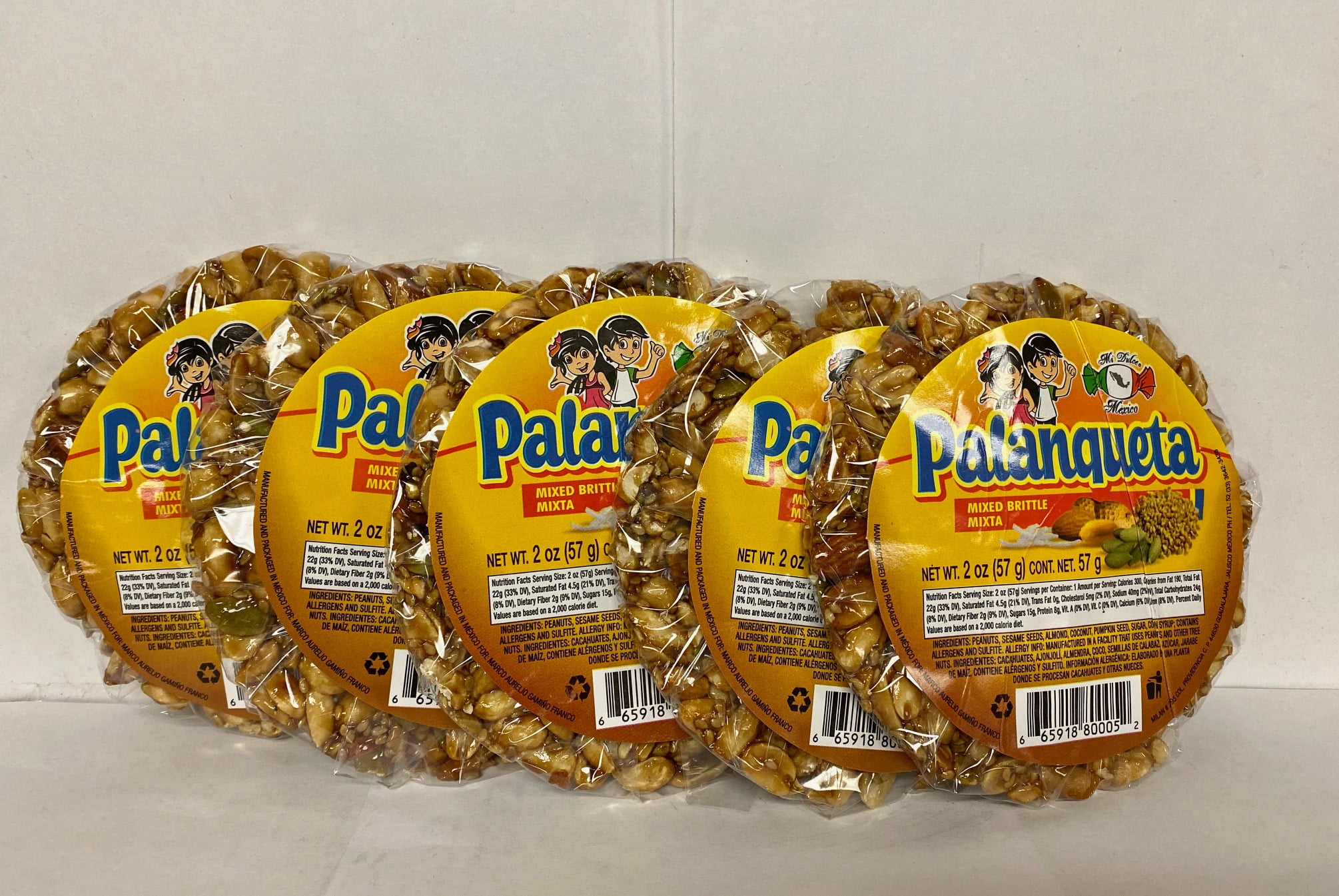 MDM PALANQUETA MIXED BRITTLE MIXTA 5PC BUNDLE 10OZ - Walmart.com