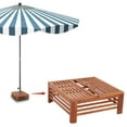 vidaXL Wooden Parasol Stand Cover - Walmart.com