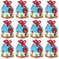 Big Dot of Happiness Farm Animals - Square Favor Gift Boxes - Barnyard ...