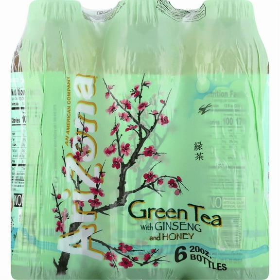 Arizona Herbal Tonic Energy Drink, Green Tea with Mango, Citrus & Lemon ...