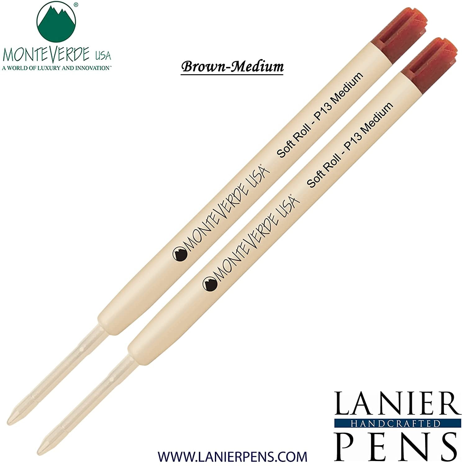 Lanier Combo Pack - 2 Pack - Monteverde SoftRoll Ballpoint P13 Paste ...