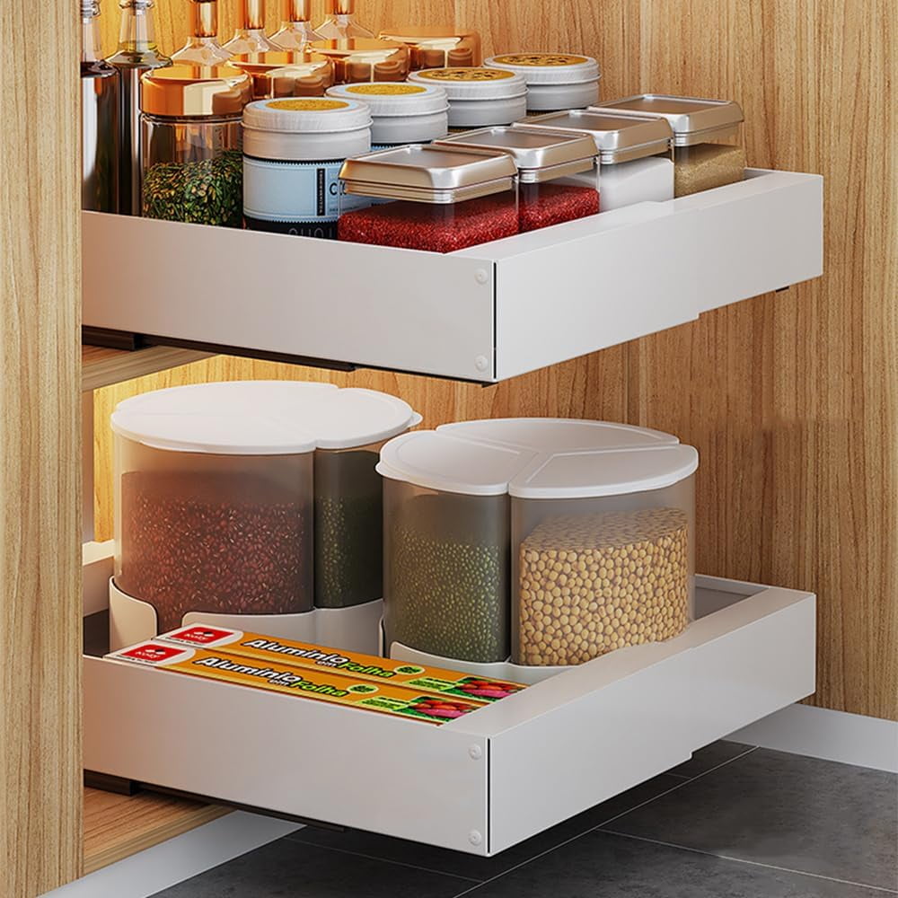 Click here for Hsmeiegadovf Preshwous Pull Out Cabinet Organizer... prices