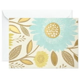 Hallmark Blank Note Cards (Flowers and Dots, 50 Blank Cards or Thinking ...
