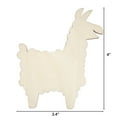 (9 pack) Hello Hobby Unfinished Wood Llama, Small Die-Cut Shape ...