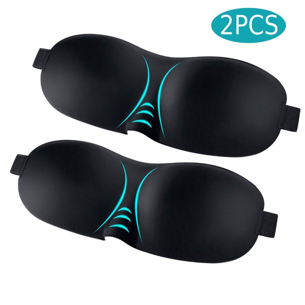 2pcs 3D Sleep Masks, EEEkit Adjustable Eye Covers for Women and Men ...
