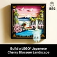 LEGO, Art Japanese Cherry Blossom Landscape Set, 31218, Wall Decor ...