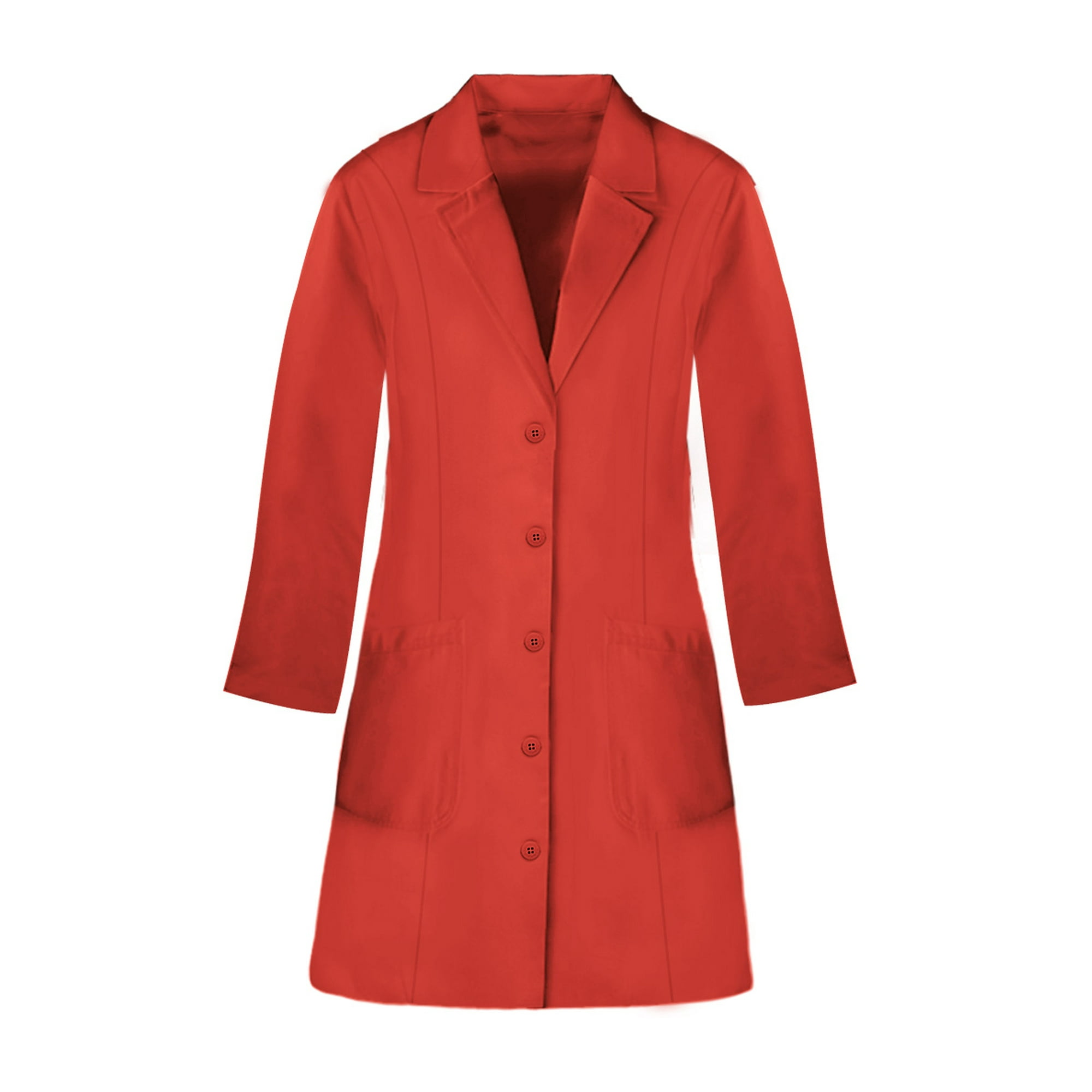 Red Lab Coats For Women