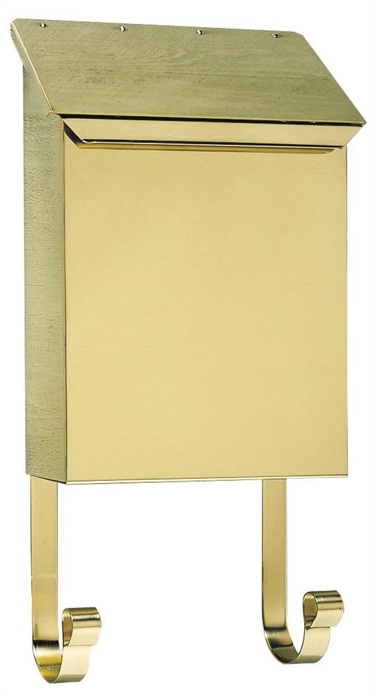 Pair of Polished Brass Mailbox Hooks - Walmart.com