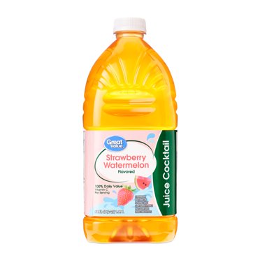 Great Value Blue Raspberry Flavored Juice Cocktail, 64 fl oz - Walmart.com