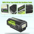 2Pack 40V 6.0Ah OP40601 Battery Replacement for Ryobi 40V Battery ...