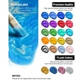 Fantastory Mica Powder for Epoxy Resin, 24 Shimmering Colors, 0.35oz ...