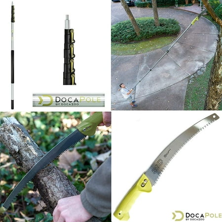 DocaPole 6-24 Foot Pole Pruning Saw // DocaPole Extension Pole + GoSaw ...