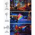 Brighter Laser Christmas Projector Lights Outdoor, Waterproof RGB 3 Colors Gypsophila Moving ...