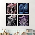DIY Pearl Painting Kit with Wooden Frame, Elegant Lady with Pearls Hat ...