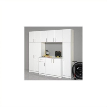 Prepac Elite Black Engineered Wood Storage Cabinet Set G - 8 pc ...
