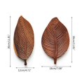 Zecic Irregular Solid Wood Oval Wooden Trays Fruit Tray Tea Tray ...