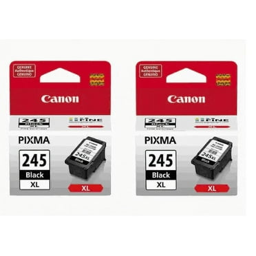 Canon PG-245 XL High Yield Black Ink Cartridges, 2-Pack, 300 Pages ...