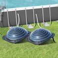 VINGLI Solar Powered Above Ground Pool Warmer, Dome Heater with Contour ...