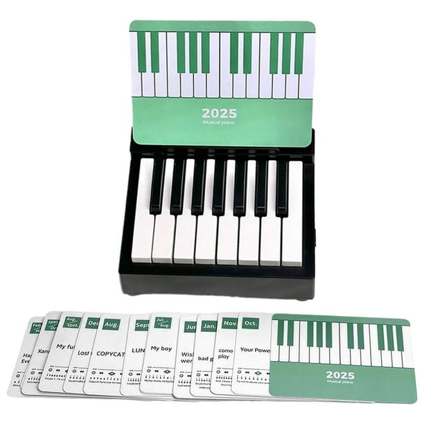Mini Piano Calendar 15 Keys 2025 Regalos para Fanáticos | Walmart en línea