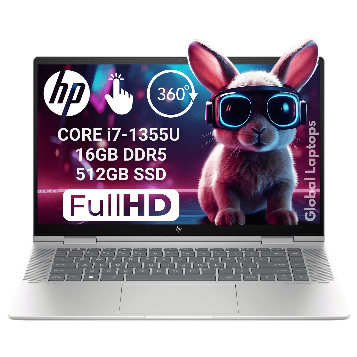 Laptop HP X360 15-FE53 Core i7 1355U 16GB RAM 512 Ssd FHD TOUCH ...