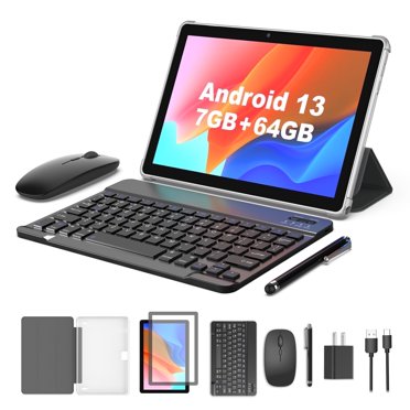 YESTEL T5 Tablet 10.1'', Android 11, 4GB+64GB ROM, 5G+2.4G WiFi, with ...