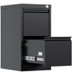 Best Choice Vertical Rolling File Cabinet w/ Rubberwood Frame, Locking ...