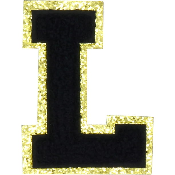 English Letter L Iron On Repair Patches Alphabet Sewing Appliques ...